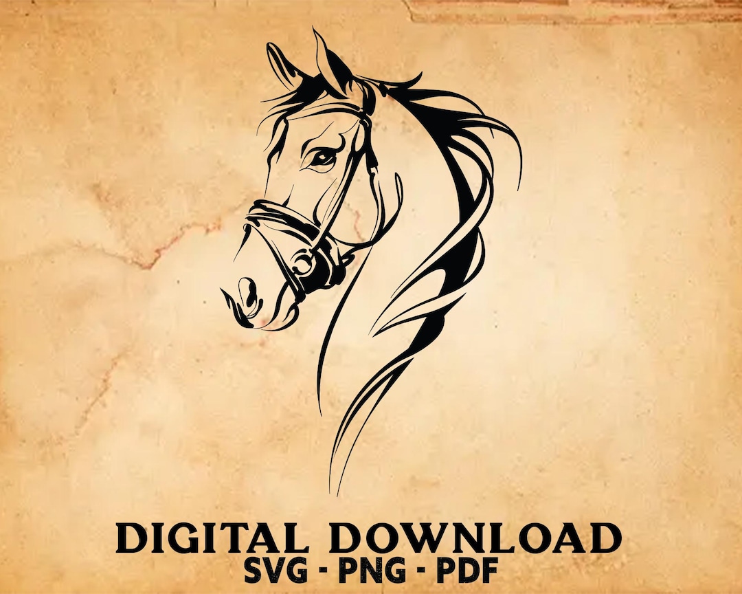 Horse Head Svg - Funny Horse Svg - Walking Horse Svg - Cute Horse Svg ...