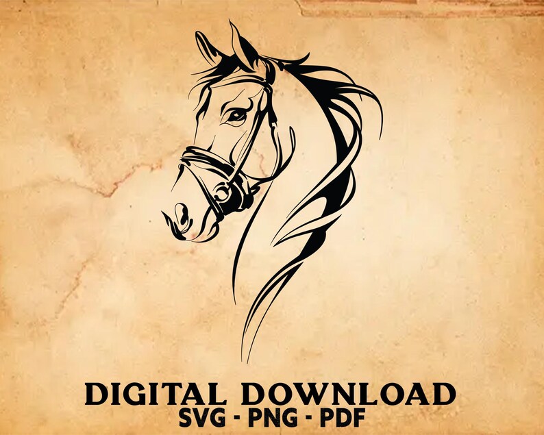 Horse Head Svg - Funny Horse Svg - Walking Horse Svg - Cute Horse Svg ...