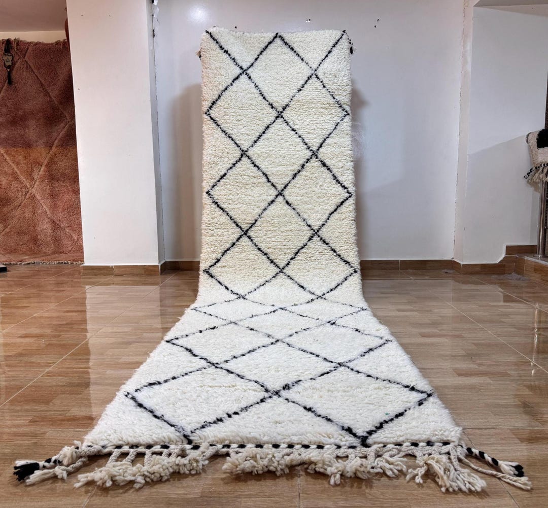 Runner Rug Made to Order in a Beautiful Berber Pattern | Wool Runners ...