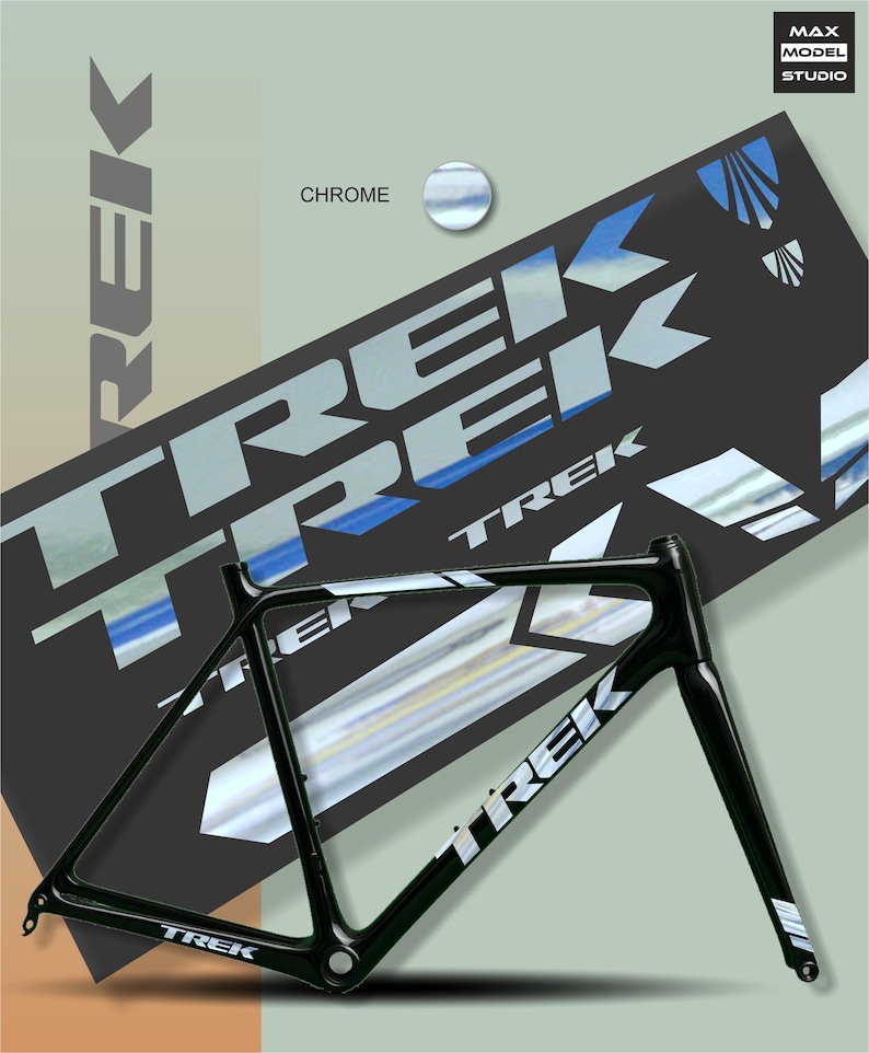 Custom TREK Bike Decal Set: Weatherproof Vinyl Stickers - Etsy