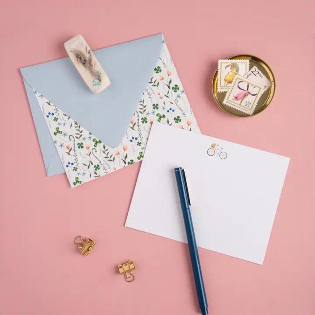 Bicycle Note Card Sets - Etsy