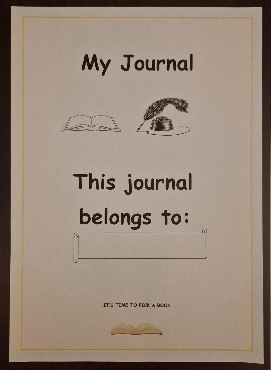 Printable Book Tracker to Include | This Journal Belongs to | Reading ...