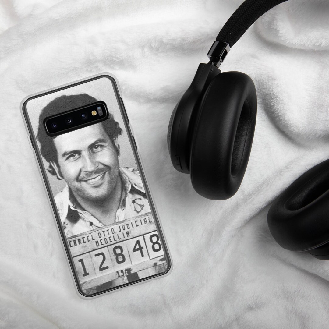 Pablo Escobar Mugshot Samsung Case | Clear Phone Cover for Galaxy S24 ...