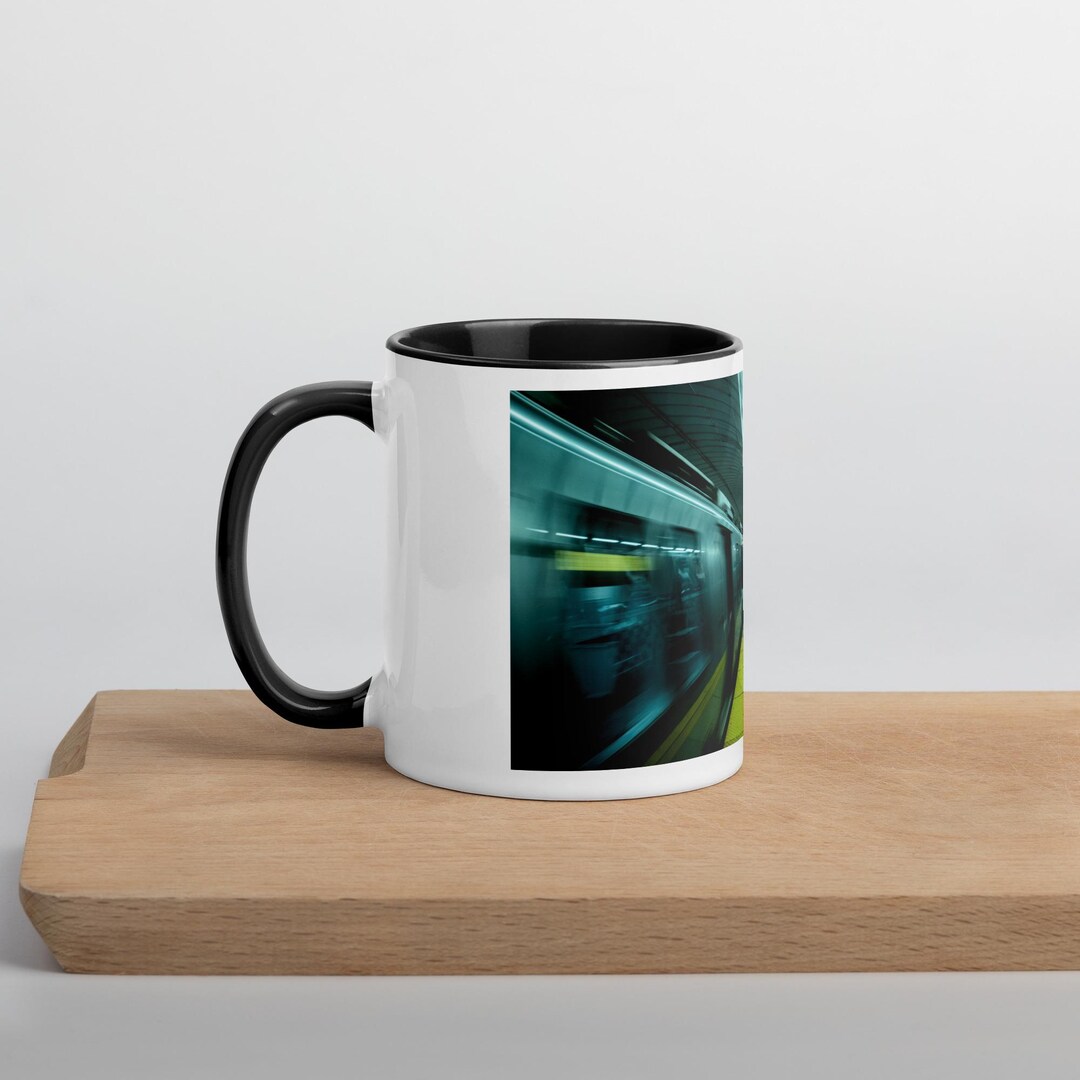 Boston Blue Line MBTA Mug | Subway Train Coffee Cup | East Boston ...