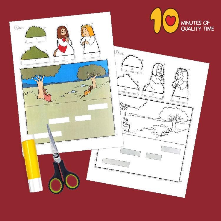 Jesus Praying in the Garden of Gethsemane Craft - Etsy