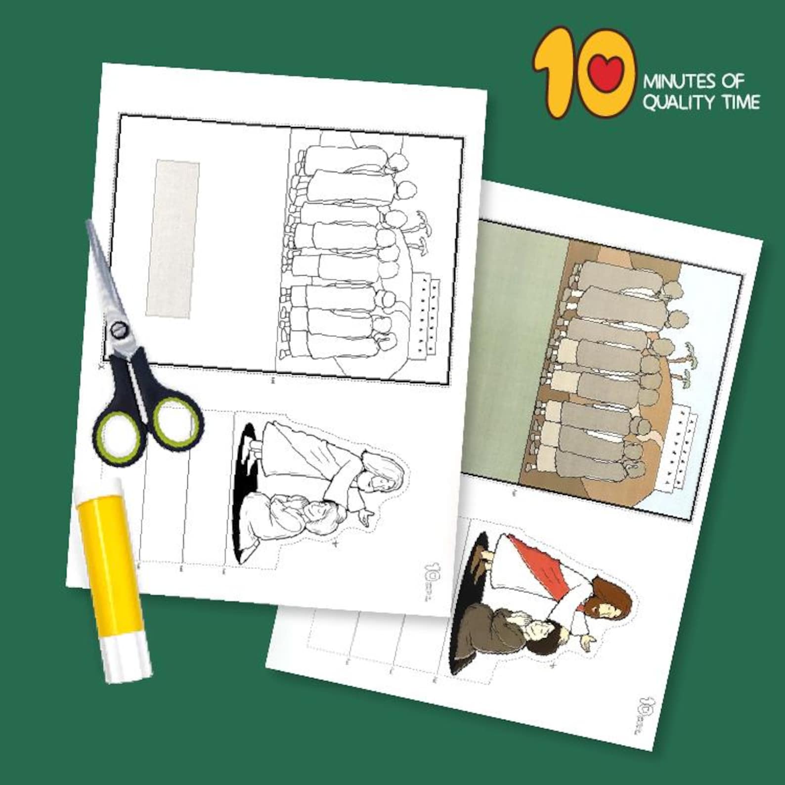 Jesus Heals the Ten Lepers - Sunday School Craft - Etsy