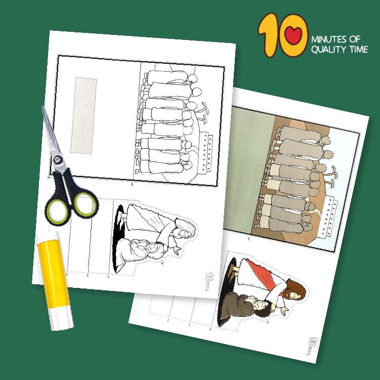 Jesus Heals the Ten Lepers - Sunday School Craft - Etsy