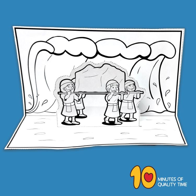 Crossing the Jordan River - Bible Craft - Etsy