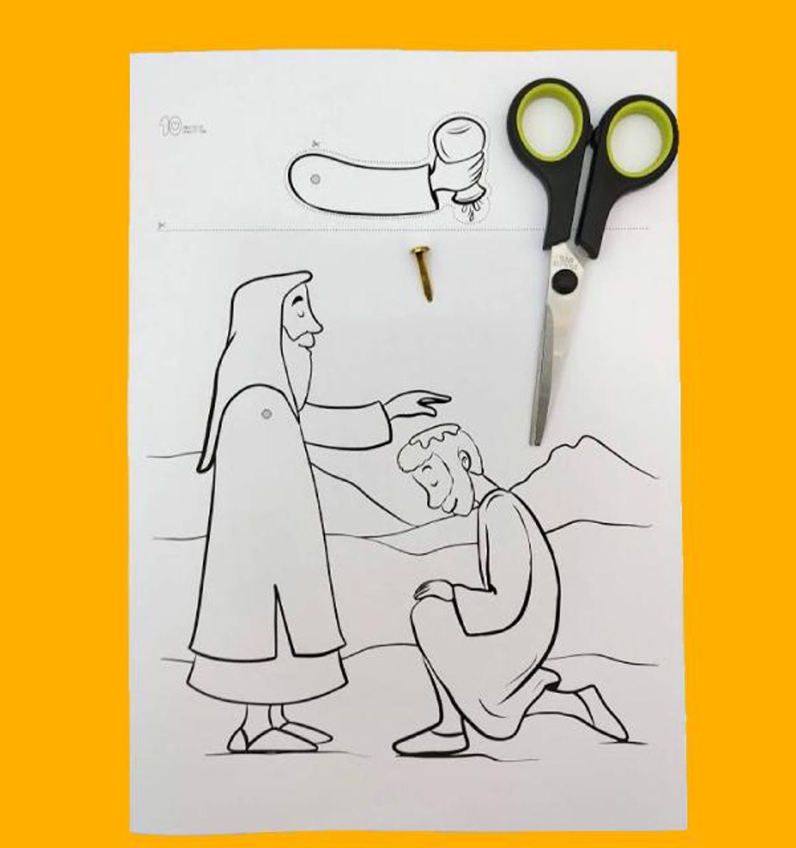 Samuel Anoints Saul as King - Bible Craft for Sunday School - Etsy