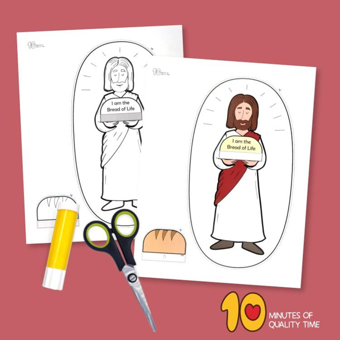 I Am the Bread of Life - Sunday School Craft - Etsy