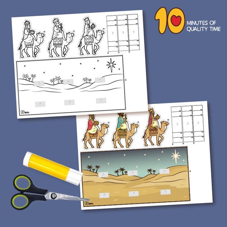 The Three Wise Men Bible Craft | Sunday School Activities - Etsy