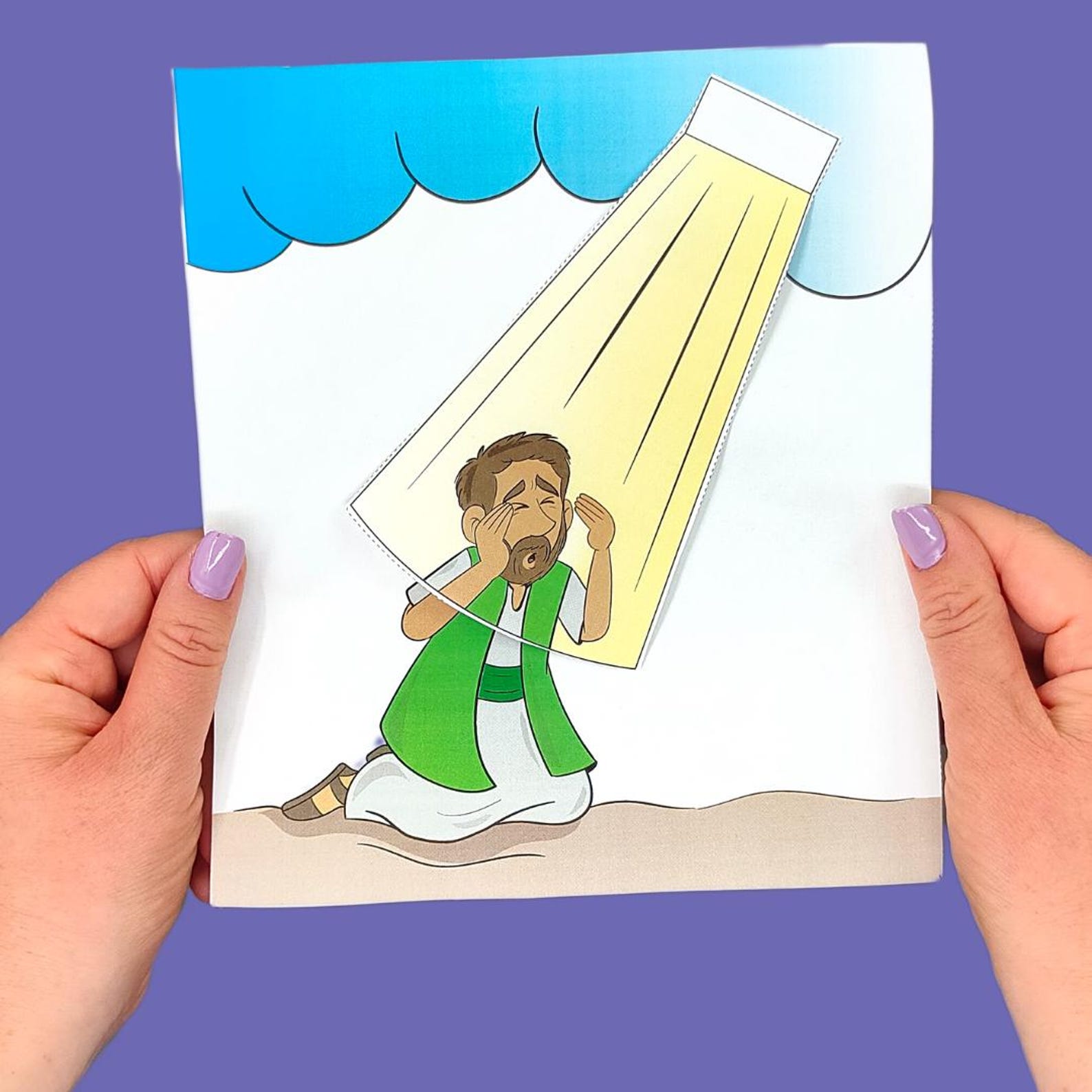 Saul Blinded by the Light - Paul's Conversion Craft - Etsy