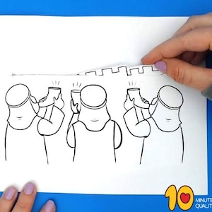 Joshua and the Wall of Jericho | Sunday School Printable | Bible Craft ...