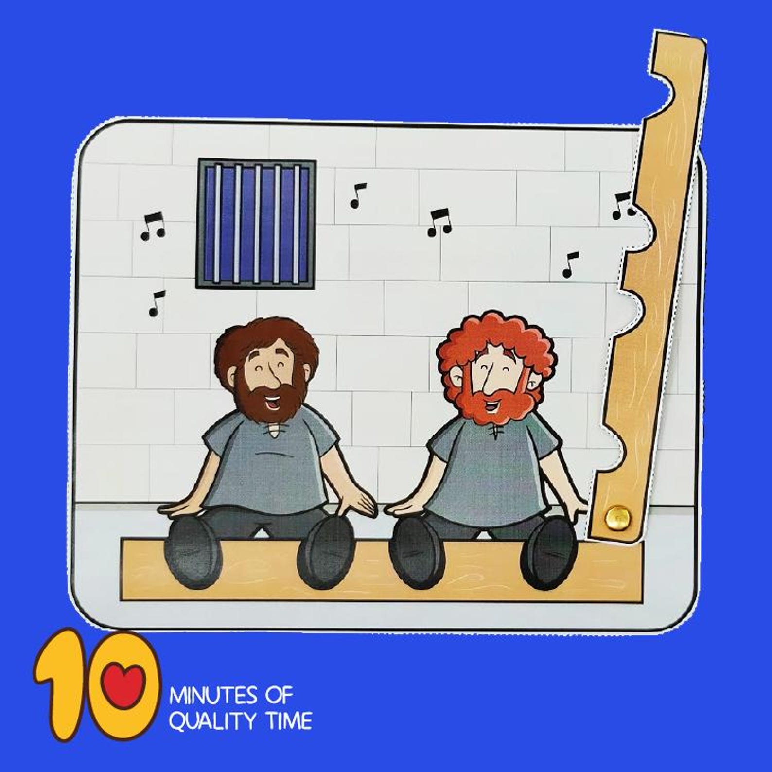 Paul and Silas in Jail - Sunday School Craft - Etsy