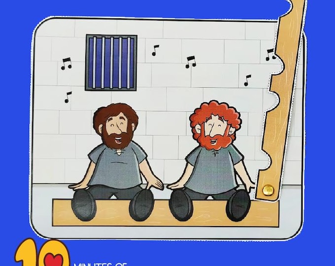 In English, Pablo y Silas en la cárcel Historia bíblica Actividad ...