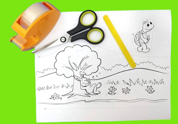 The Tortoise and the Hare - Aesop's Fable Activity - Etsy