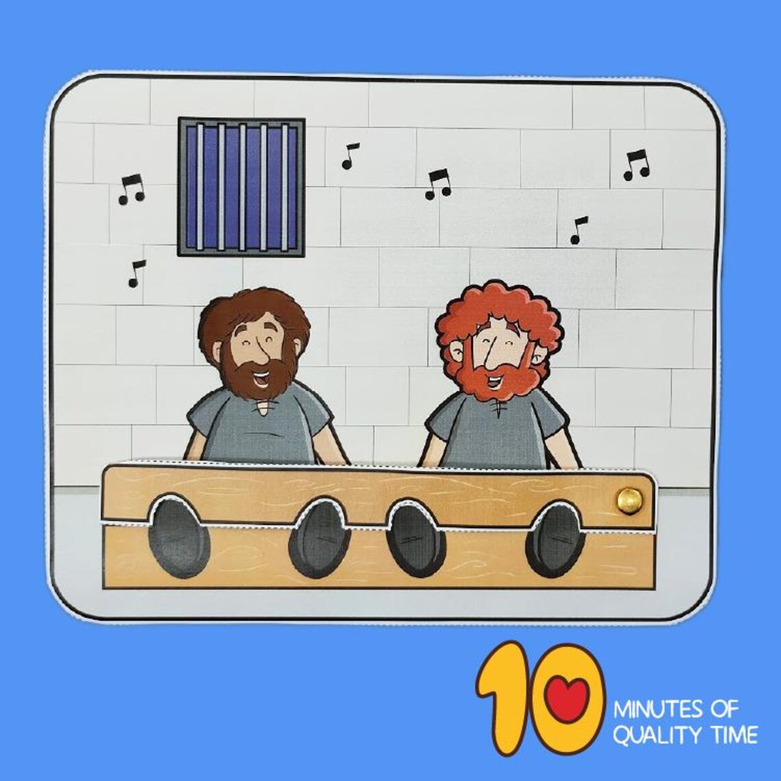 Paul and Silas in Jail - Sunday School Craft - Etsy