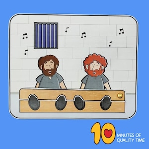 Paul and Silas in Jail - Sunday School Craft - Etsy