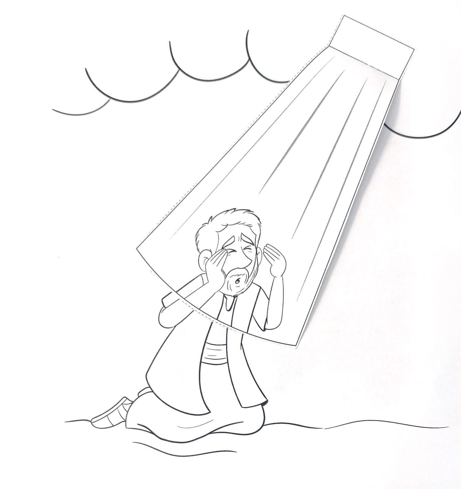 Saul Blinded by the Light - Paul's Conversion Craft - Etsy