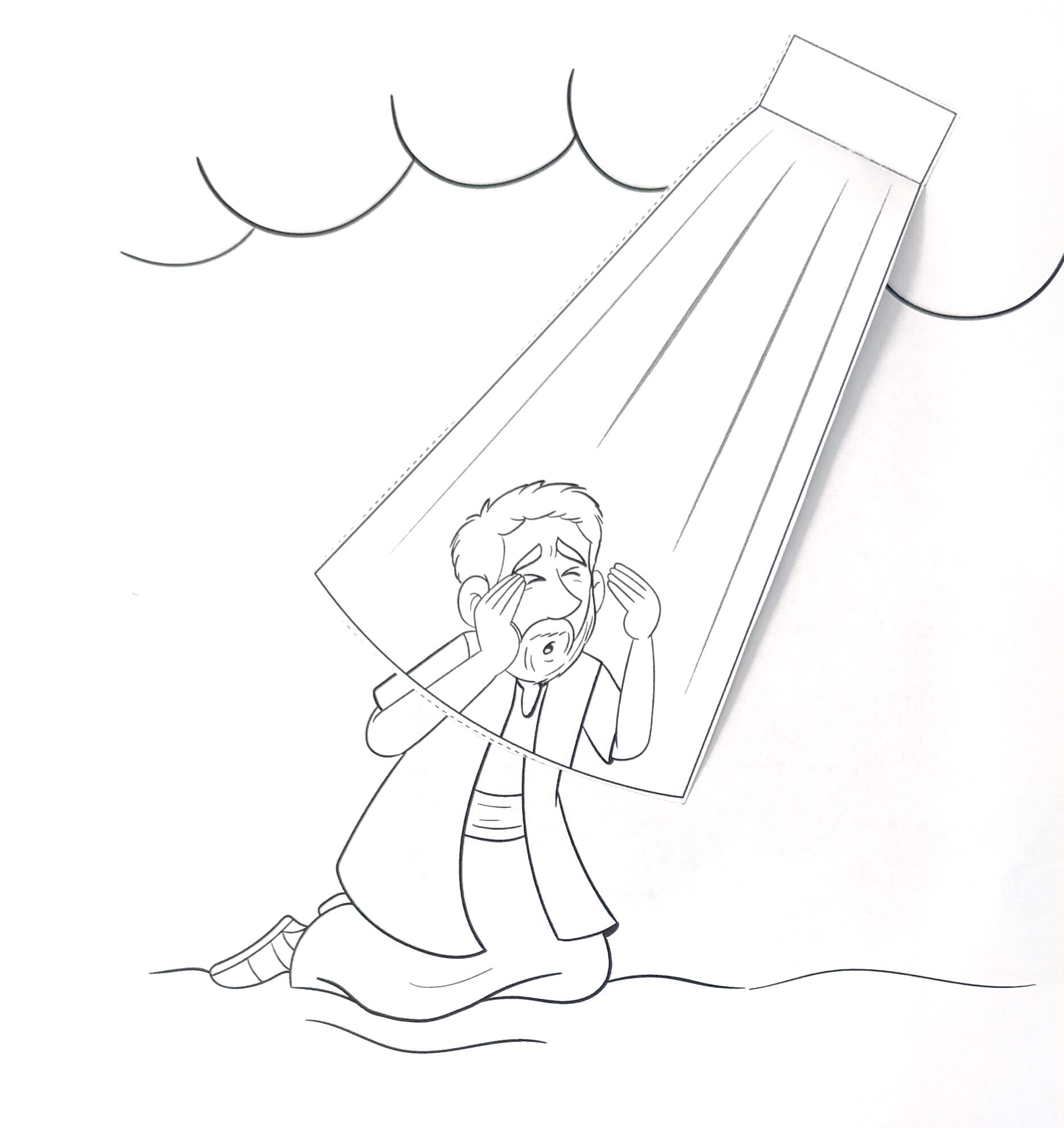 Saul Blinded by the Light - Paul's Conversion Craft - Etsy