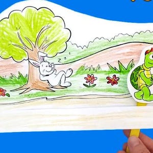 The Tortoise and the Hare - Aesop's Fable Activity - Etsy