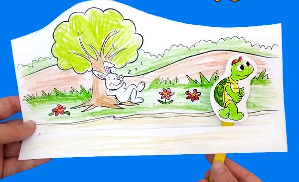 The Tortoise and the Hare - Aesop's Fable Activity - Etsy