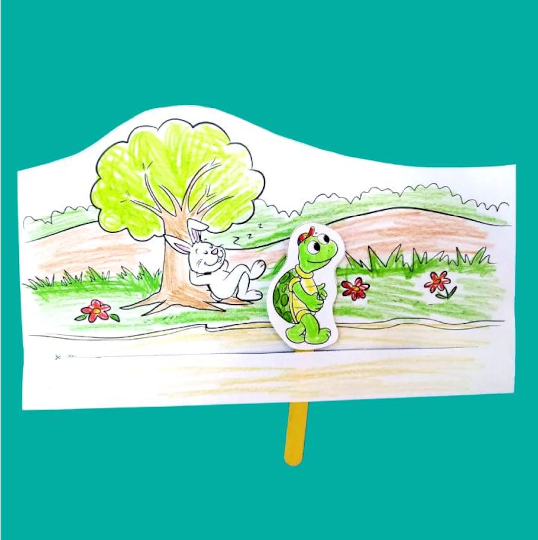 The Tortoise and the Hare - Aesop's Fable Activity - Etsy