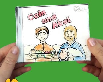 Cain and Abel Mini Book, Bible Lesson Kids, Bible Lesson, Memory Game ...