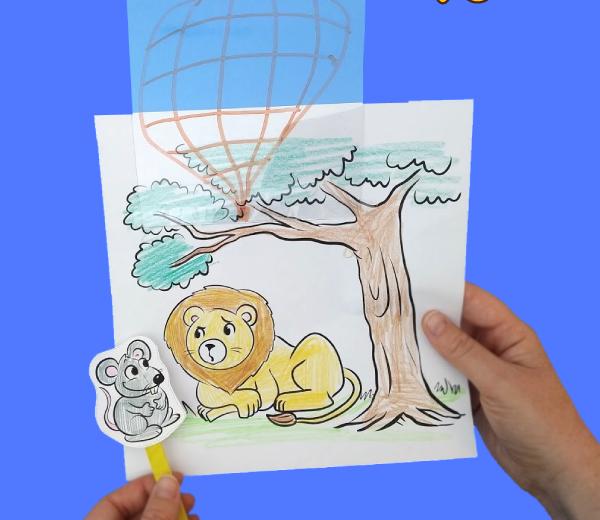 The Lion and the Mouse - Aesop's Fable Activity - Etsy