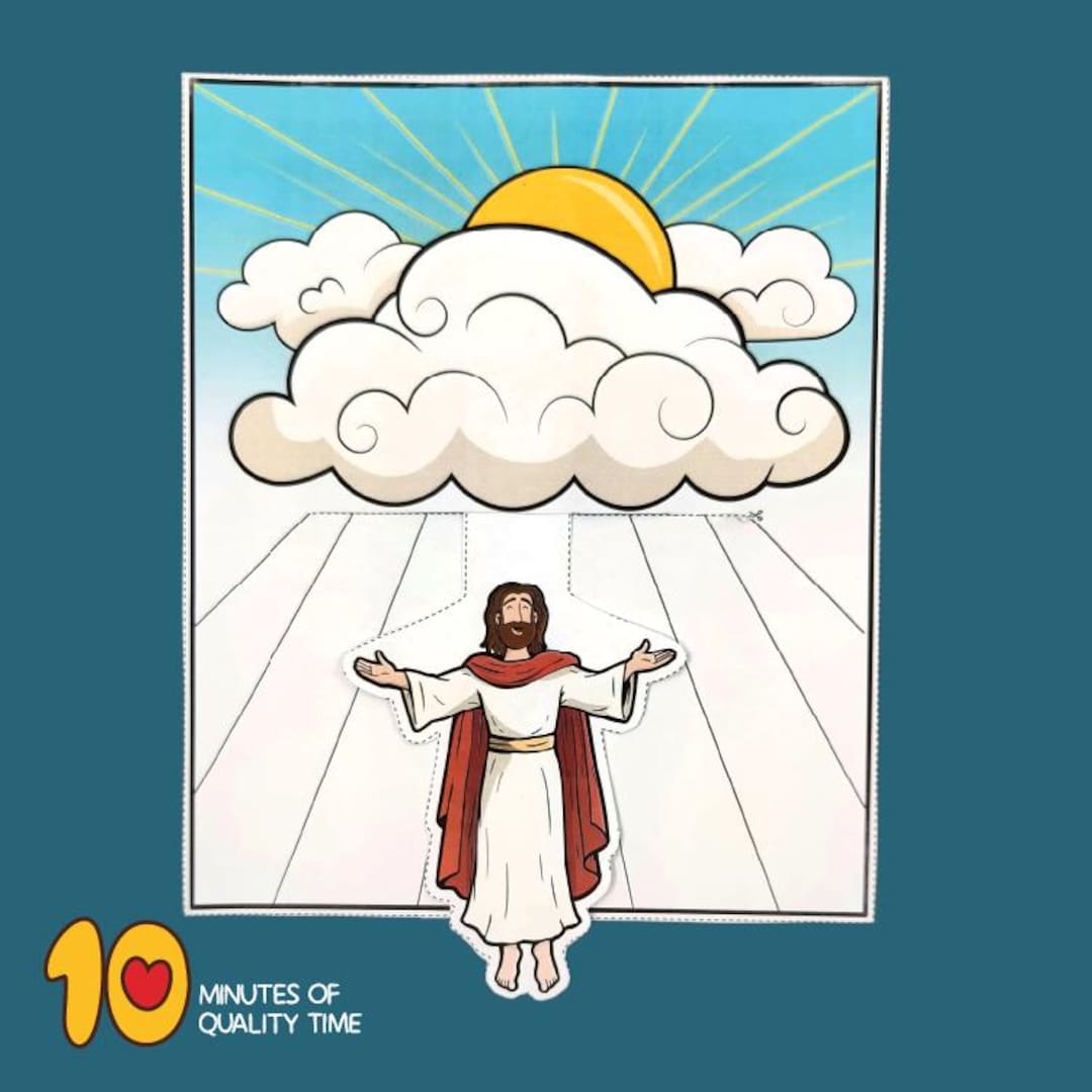 The Ascension of Jesus - Sunday School Craft - Etsy