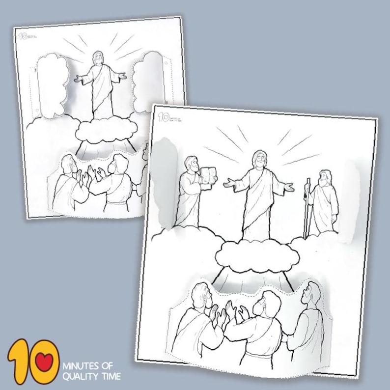 Transfiguration of Jesus Craft - Etsy