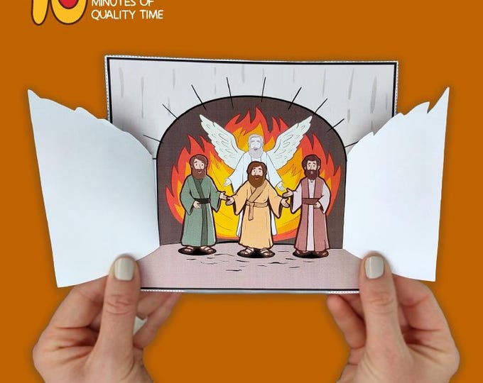 Shadrach Meshach Abednego, Fiery Furnace Sunday School Craft, Old ...