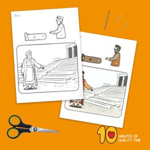 Peter Heals the Lame - Sunday School Craft - Etsy