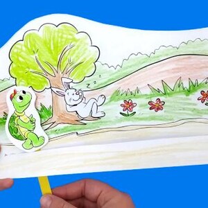 The Tortoise and the Hare - Aesop's Fable Activity - Etsy
