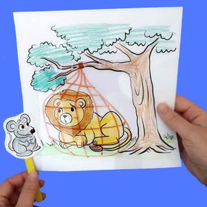 The Lion and the Mouse - Aesop's Fable Activity - Etsy