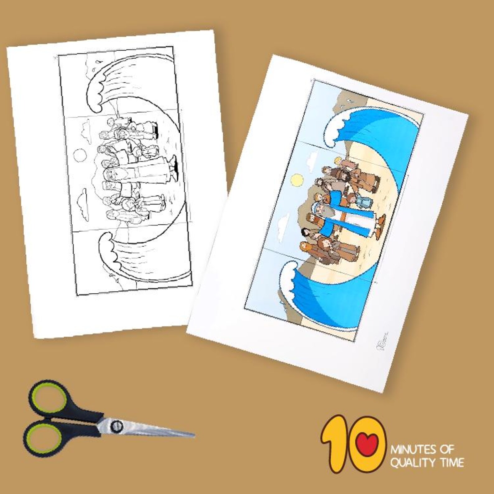 Crossing the Red Sea Folding Craft - Etsy