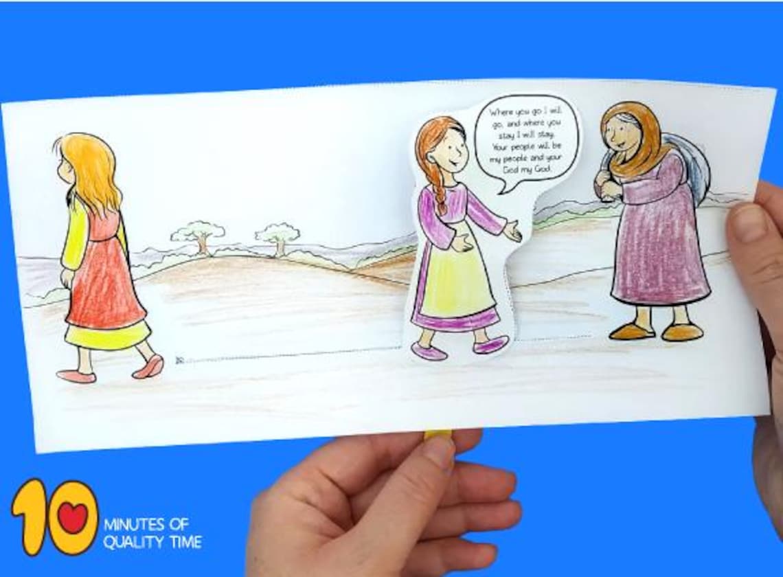 Ruth and Naomi Bible Craft | Sunday School Activities - Etsy