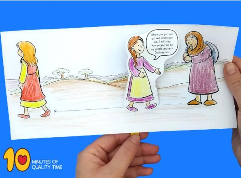 Ruth and Naomi Bible Craft | Sunday School Activities - Etsy