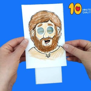 Jesus Heals the Blind Man Craft - Etsy