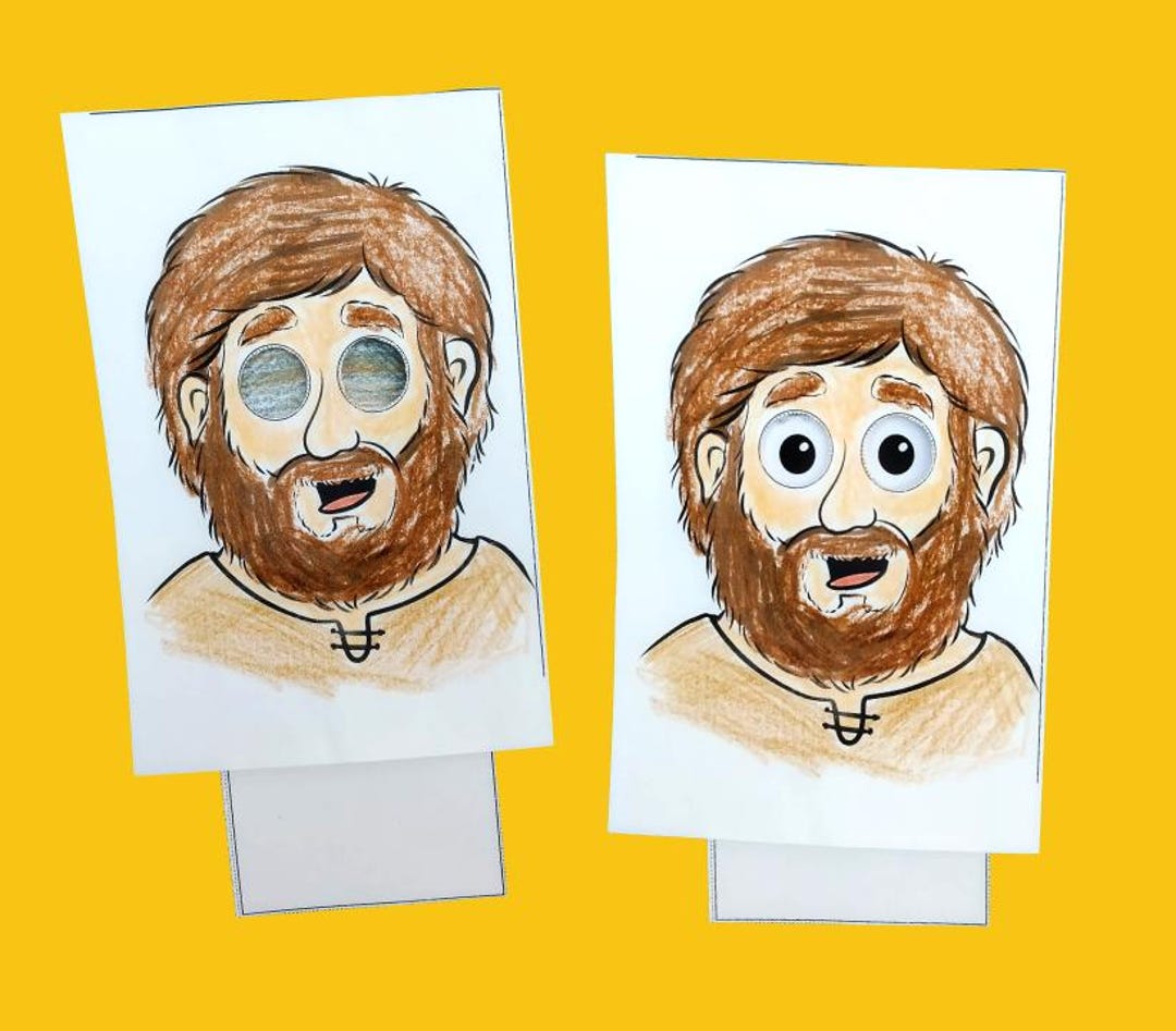 Jesus Heals the Blind Man Craft - Etsy