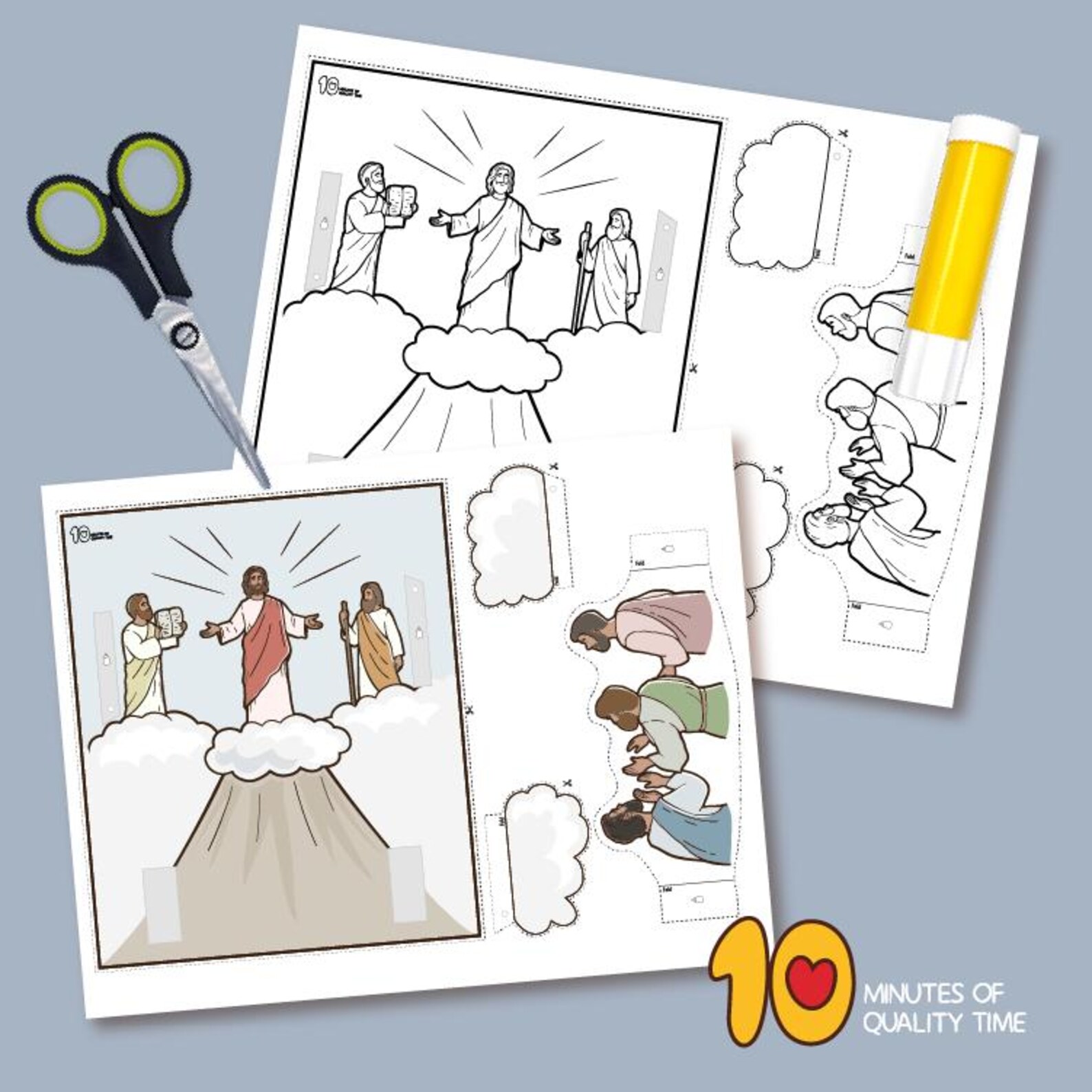 Transfiguration of Jesus Craft - Etsy