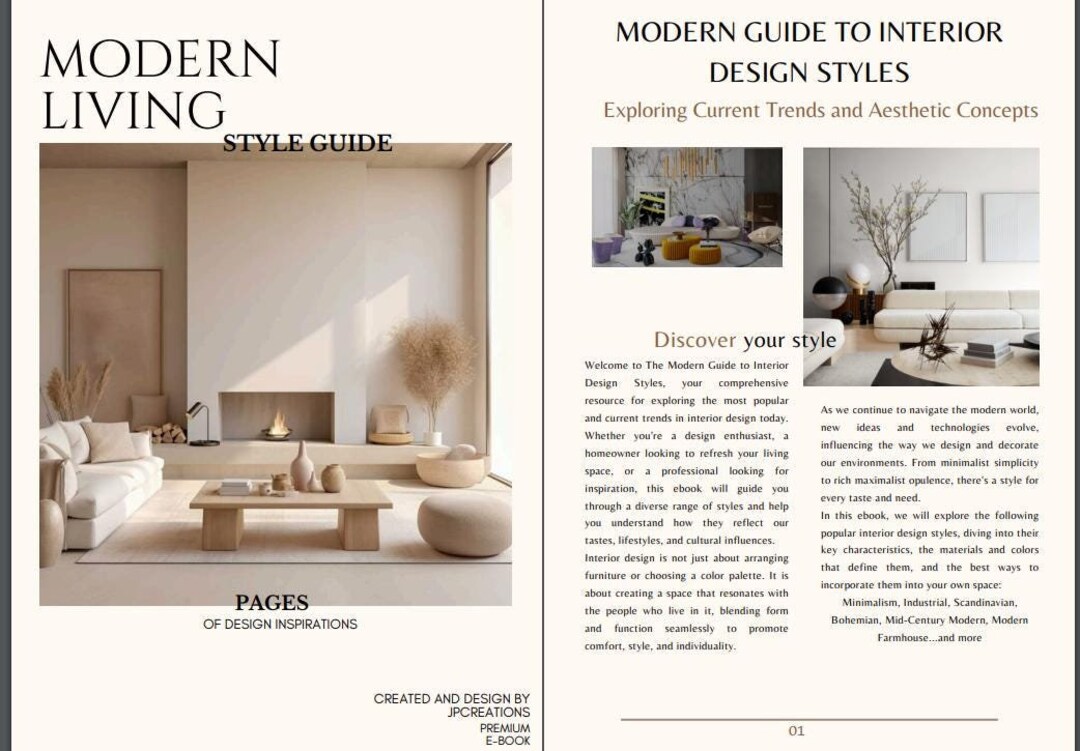 Ebook, Interior Design Book, Guide, - Etsy