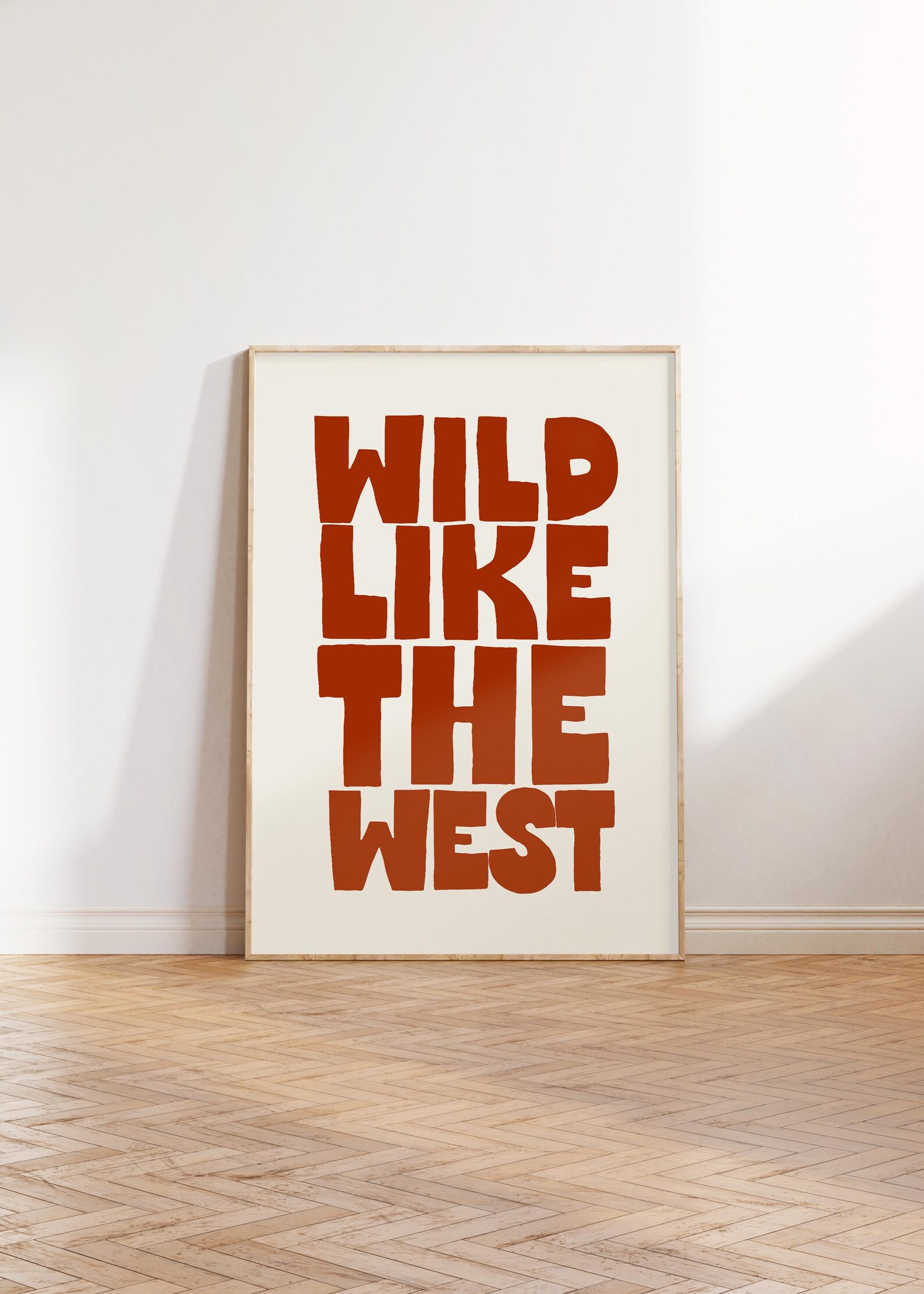 Wild Like the West Poster, Western Wall Art, Funny Cowboy Prints ...