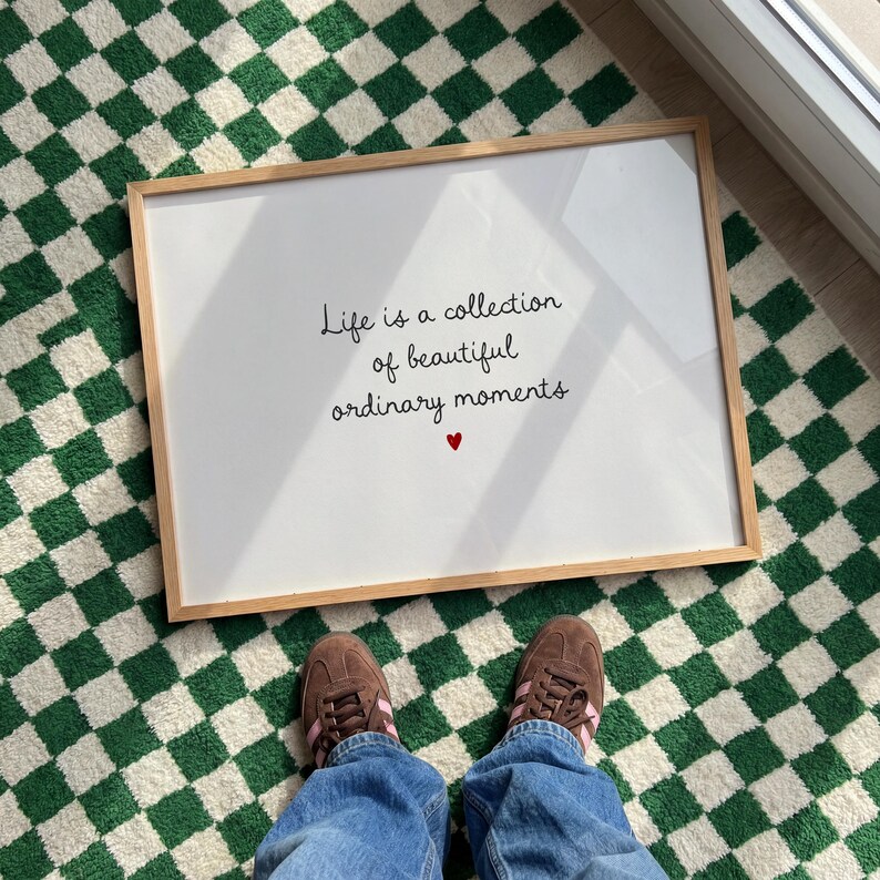 Life is a Collection of Beautiful Ordinary Moments Wall Art Poster ...