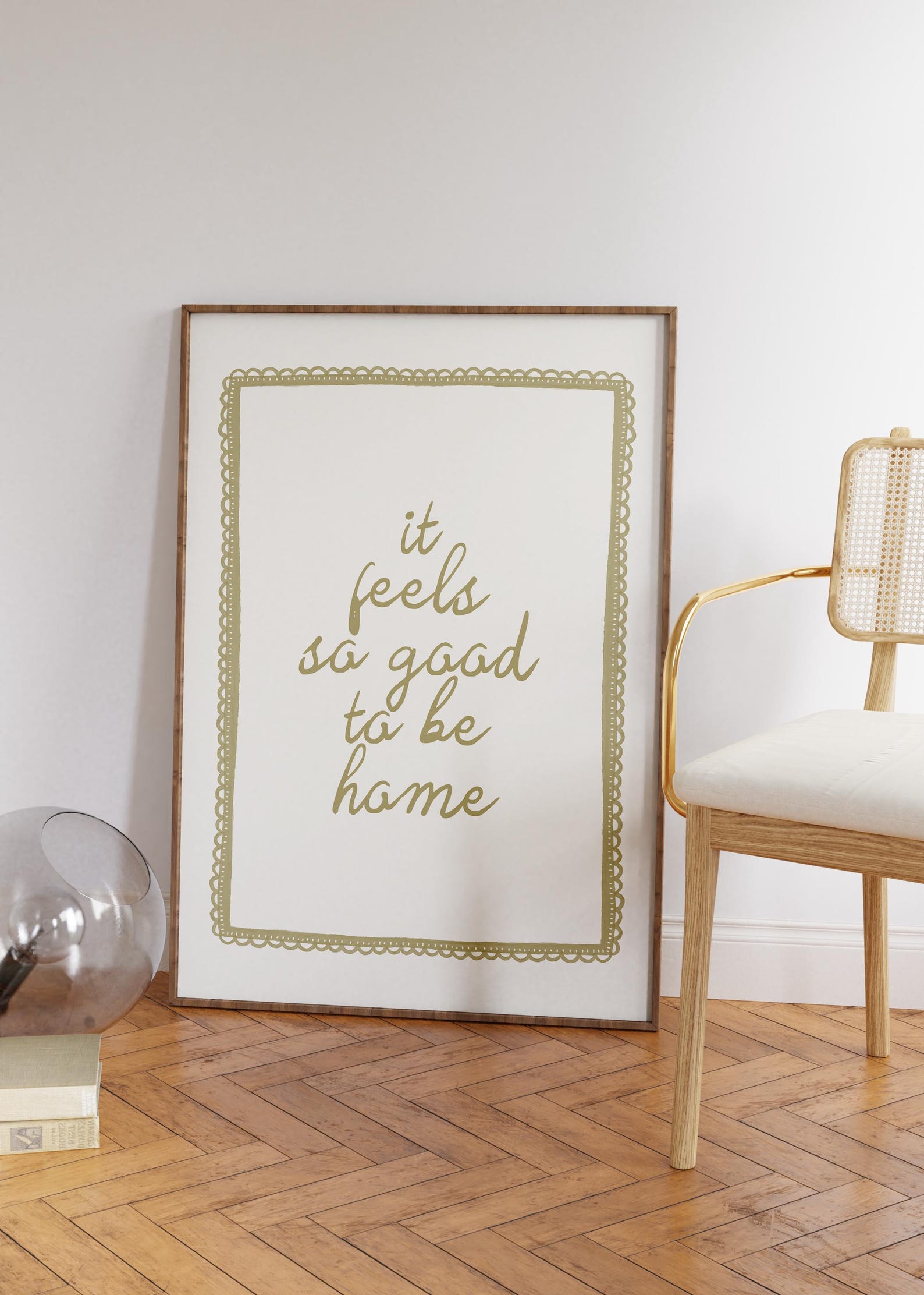 It Feels so Good to Be Home Poster, Positive Quotes Print ...
