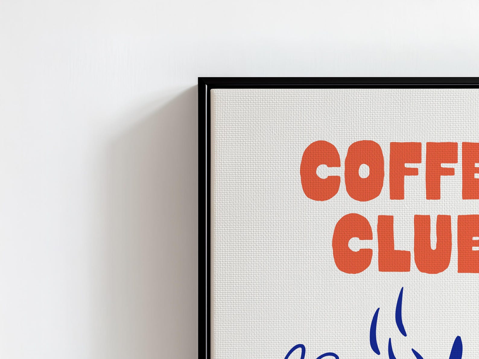 Retro Coffee Club Poster, Trendy Coffee Print, Espresso Art Print ...
