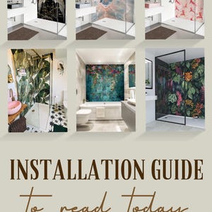 Tropical Oasis Shower Panel Design - Etsy