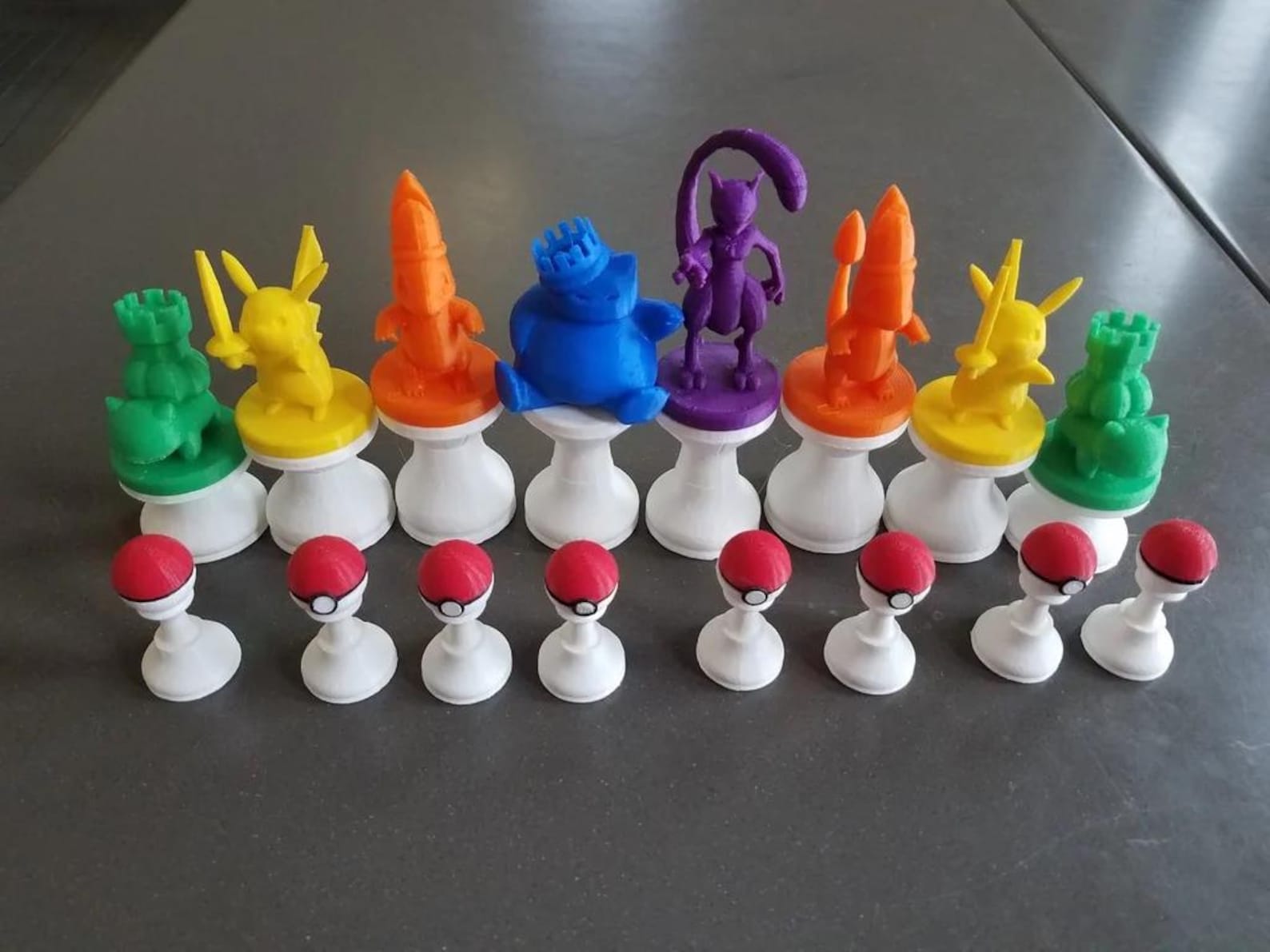 Pokemon Chess Set - Etsy