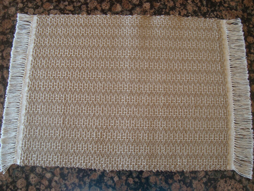 Handwoven Placemats - Beige - Etsy