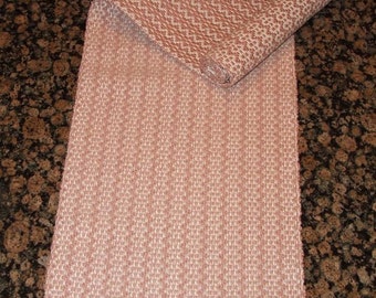 Handwoven Table Runner in Colonial Rose Pattern - Etsy